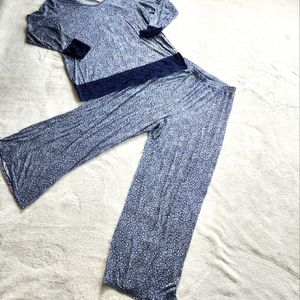 Bali | Intimates & Sleepwear | Bali Blue And White Long Sleeve Pajamas ...